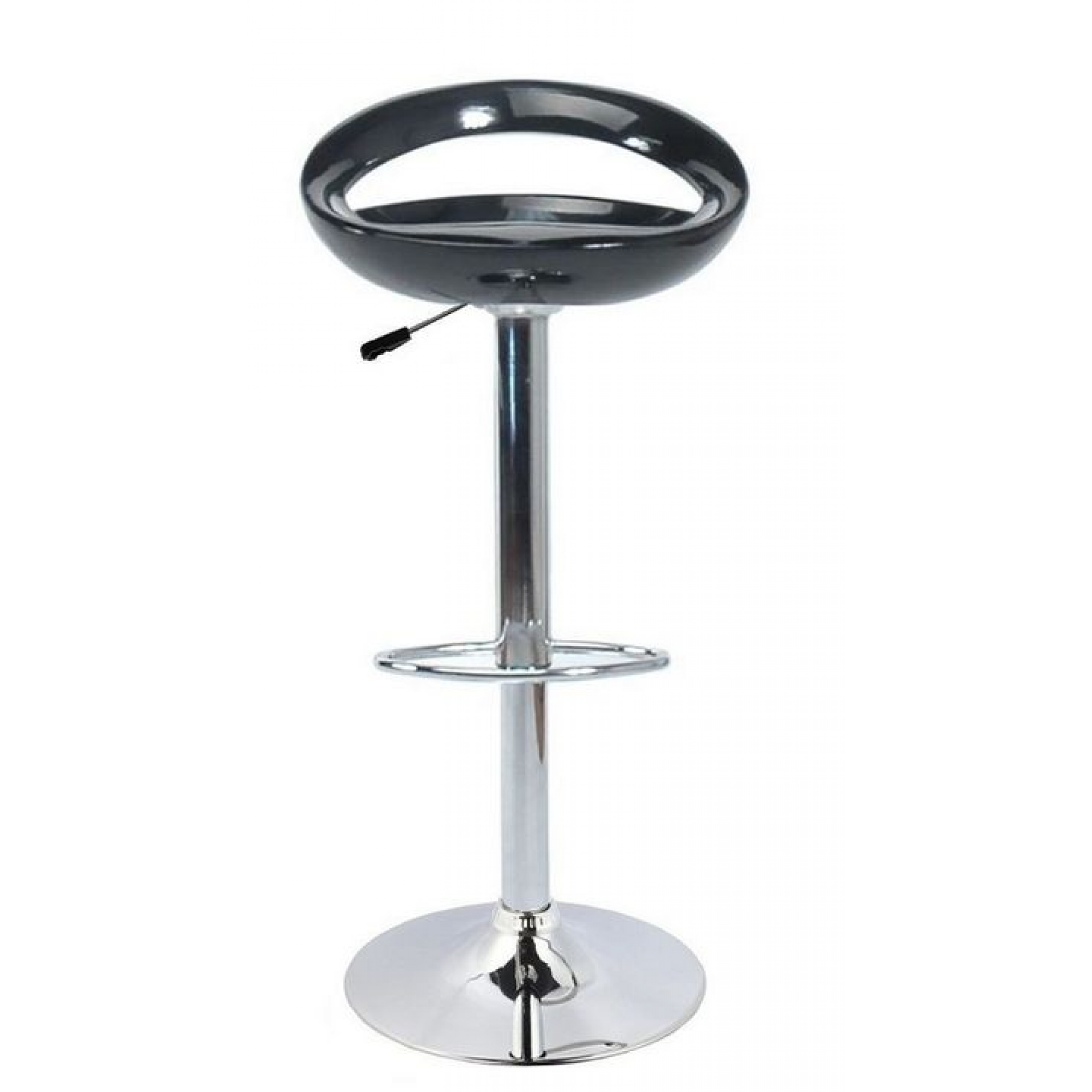 SGABELLO ABS NERO DESIGN MODERNO - BAR - CUCINA - CASA - RISTORANTE ...